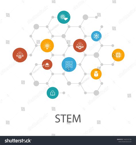 Stem Presentation Template Cover Layout Infographics Stock Illustration 1542310136 Shutterstock