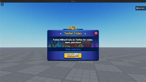 Egotisms On Twitter Blox Fruits New Twitter Codes Item Get Ui
