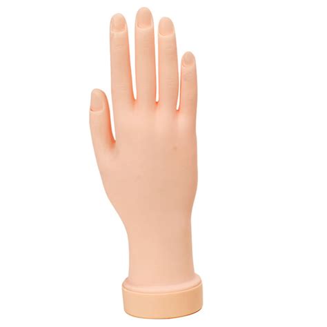 🎀jiajia01🎀 fake hand for nail art training and display movable practice