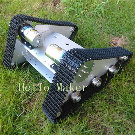 Tank Car Chassis Robot Crawler Creeper Metal Track Caterpillar For