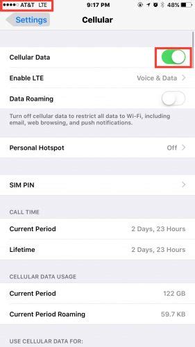 What Are Cellular And Data Roaming On IPhone On Or Off