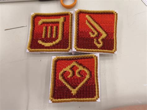 Ranged Dps Job Icons Cross Stitched R Ffxiv