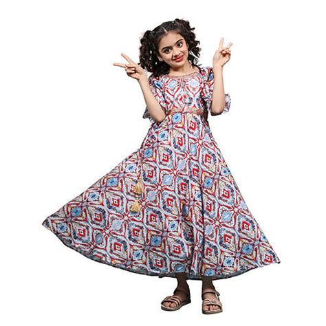 Multicolor Dno 110 Girls Gown At Best Price In Surat Nivudi Creation
