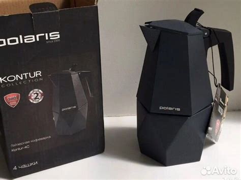 Новая гейзерная кофеварка Polaris Kontur 4C 300 мл купить в Москве ...