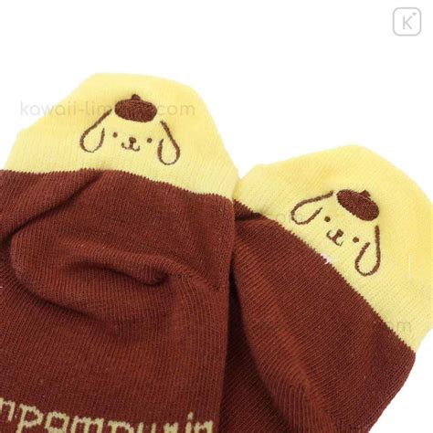 Japan Sanrio Embroidery Socks Pompompurin And Friend Kawaii Limited