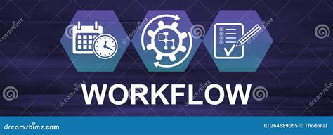 concept of workflow stock illustration illustration of efficiency
