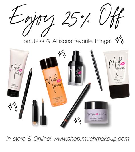 Celebrate Jess And Allisons Promotion By Receiving 25 Off Their Muah Muahmakeup