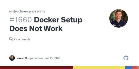 docker setup does not work · issue 1660 · instructure canvas lms · github