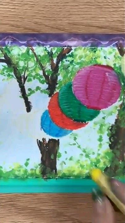 기장갈매기 나훈아 Oilpastel 오일파스텔 그림초보 파스텔 풍경화그리기 Oilpastel