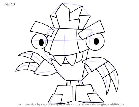 How To Draw Chilbo From Mixels Mixels Step By Step