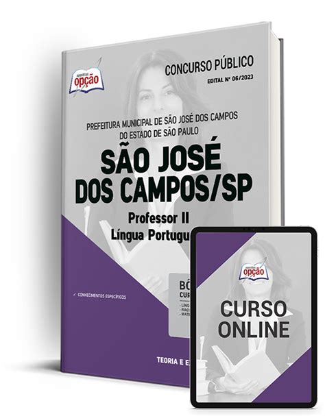Apostila Prefeitura De São José Dos Campos Sp Professor Ii Língua