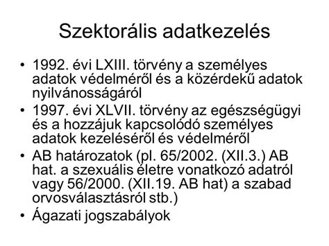 Adatvédelem és nyilvánosság az egészségügyi adatkezeléseknél
