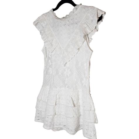 Loveshackfancy Pretty White Dress The Lunetta Depop