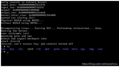 Linux内核学习（3） 最小系统制作2 Busybox制作initrdimg和根文件系统 Csdn博客