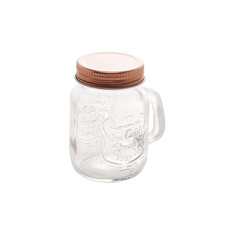 Pote de Vidro Borossilicato para Temperos Tampa Rosé Gold 130ml