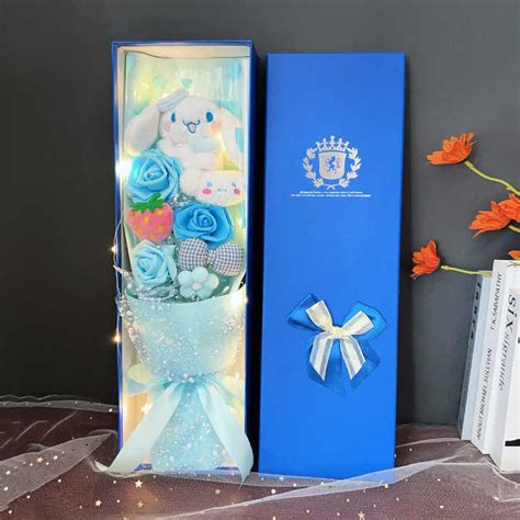 Junhui Plush Doll Bouquet T Set For Girlfriend Cute Cartoon Designs Artificial Flowers For