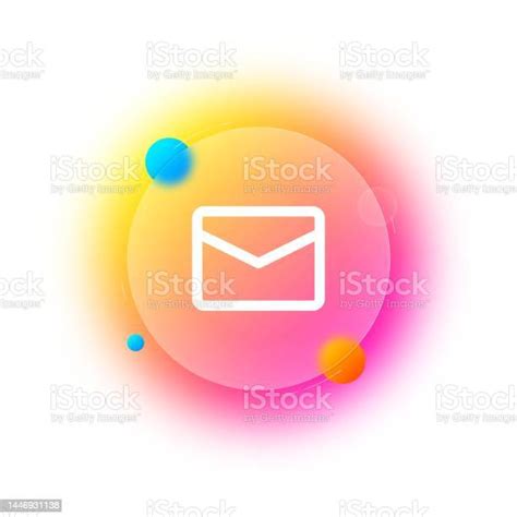 Icône De Message Sous La Forme Dune Enveloppe Ou Dun Symbole De
