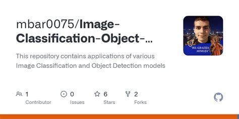 Github Mbar0075image Classification Object Detection And