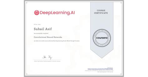 suhail asif on linkedin completion certificate for convolutional