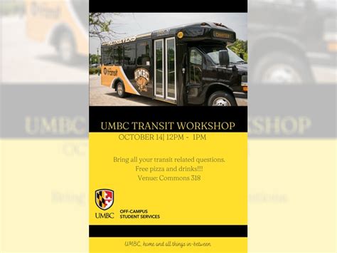 Umbc Transit Workshop · Off Campus Student Services · Myumbc