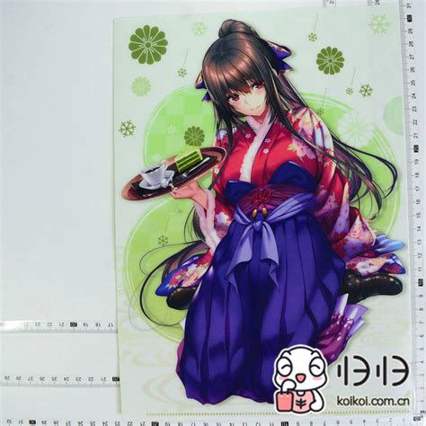 日版周边 Comic E×e 31 アマカノ2 ビジュアルファンブック ピロ水描绘 メロンブックス同时购入特典 A4文件夹 黑姬结灯