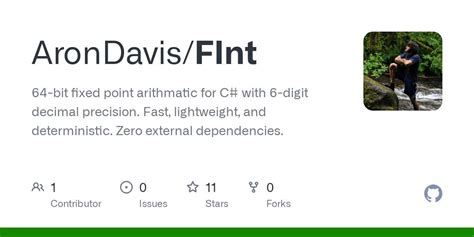 Github Arondavisfint Fixed Point Integer For C Specifically Unity