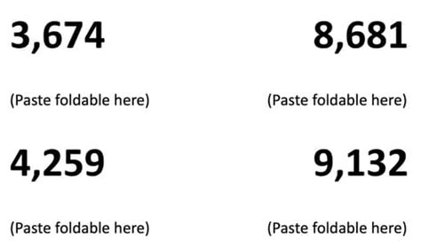 expanded notation with multiplication foldable and practice tpt