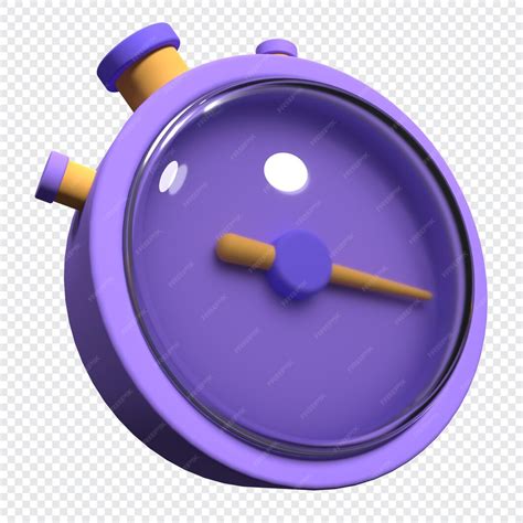 Premium Psd Stopwatch With Button 3d Stopwatch Timer Icon Illustration 3d Render Timer Icon