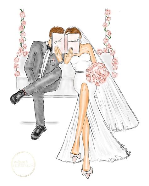 Bride And Groom Drawing Np