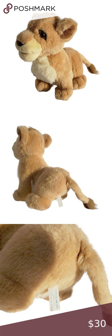 Lioness Lion Lemonwood Asia 13 1990s Plush Toy Stuffed Animal Eckards