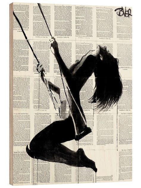 Posterlounge Holzbild Loui Jover Wie Neugeboren Illustration