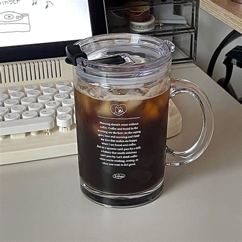 가을에 가을에 파이 냉온겸용 리유저블 컵 내열 손잡이 텀블러 500ml 위시버킷
