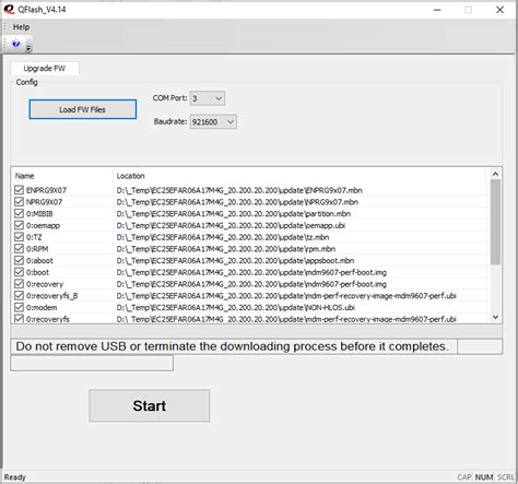 Issue With Firmware Update Of Ec E Using Qflash Version