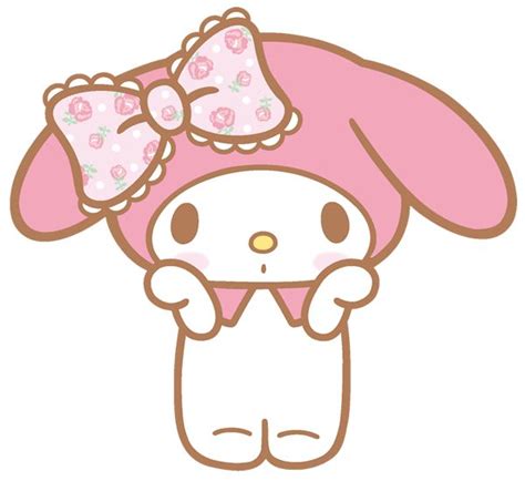 A Pink Bunny With A Bow On Her Head