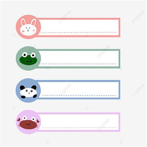 Name Tags Design PNG Image Name Tag Design With Transparent Background