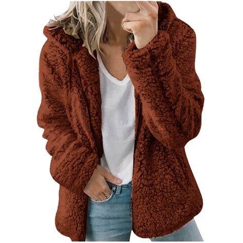 Womens Cardigan Long Sleeve Hooded Cardigans Outerwear Jackets Winter