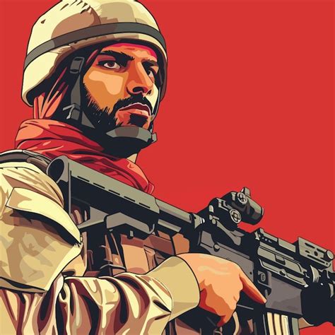 Premium Vector Soldier Vector