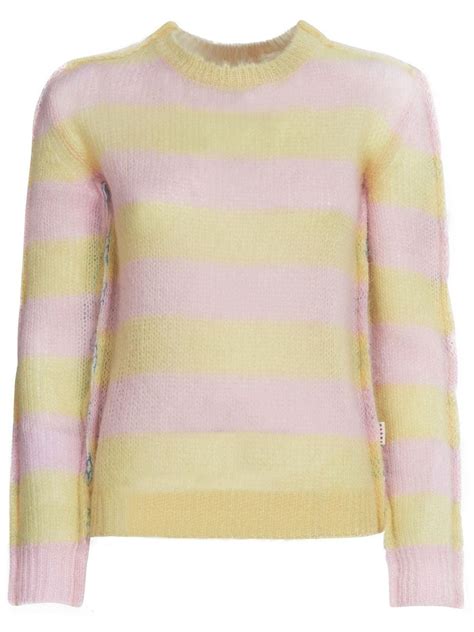 Marni 마르니 스트라이프 투톤 스웨터 Farfetch