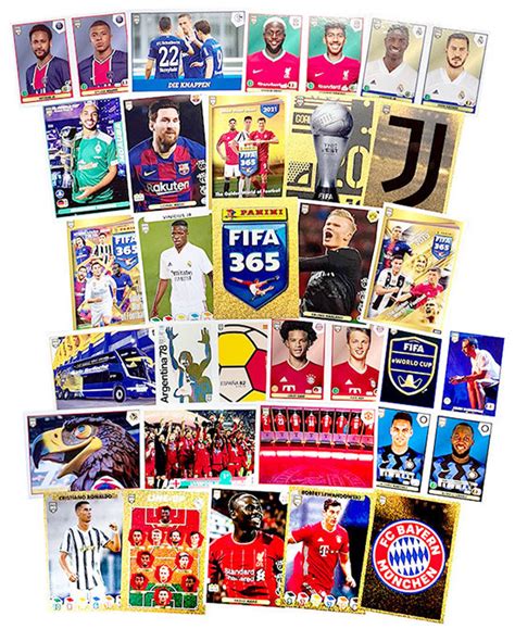 Panini FIFA 365 2021 Sticker Display - inside-the-box Trading Cards