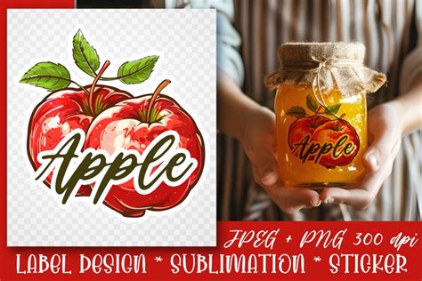 Apple Label Kitchen Label Png