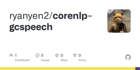 Github Ryanyen2corenlp Gcspeech
