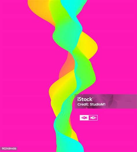 포스터 책 표지 전단지 배너에 대 한 추상 물결 모양 배경 디자인 서식 파일입니다 0명에 대한 스톡 벡터 아트 및 기타 이미지 0명 3차원 형태 가리기 Istock