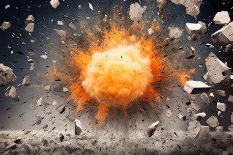 Premium Ai Image Explosion Mockup Background Generate Ai
