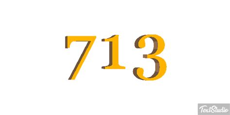 713 Number Animated  Logo Designs