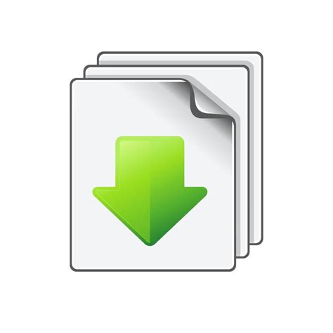 multiple download arrow icon in color file data retrieve 38047112
