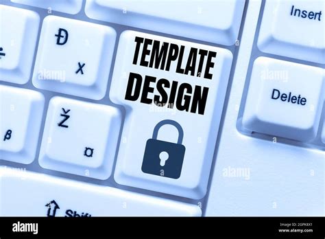 Conceptual Display Template Design Word For An Overall Layout Or