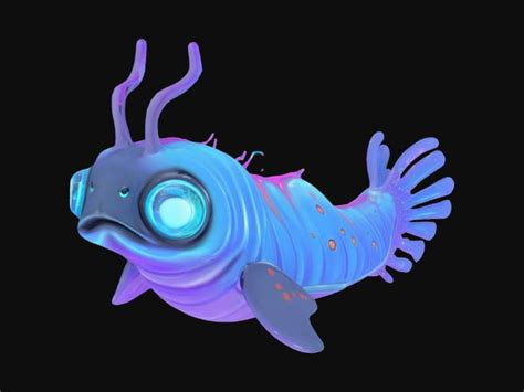 A Cyber Punk High Tech Corporate Looking Sea Slug Chibi Style Stylized Download Free 3d