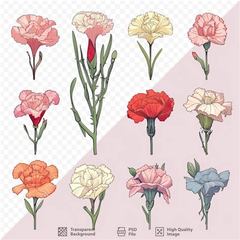 A Collection Of Different Flowers From The Garden Premium AI
