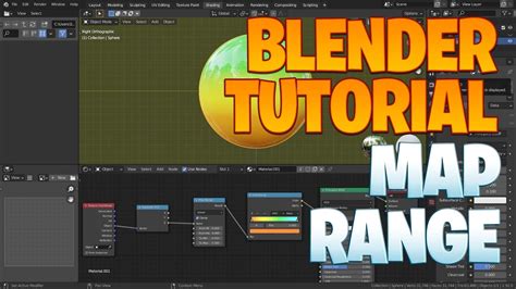 Blender Tutorial Gradient Control With Map Range Youtube