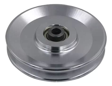 Rolamento Polia Redonda Roda Elevador De Cabo 73 Mm Prata Frete Grátis